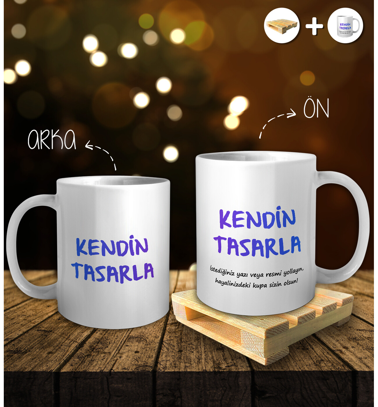 Kişiye Özel Çift Yönlü Kendin Tasarla Palet Bardak Altlığı Hediyeli ... Kişiye Özel Çift Yönlü Kendin Tasarla Palet Bardak Altlığı Hediyeli ...